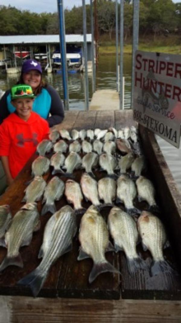 Lake Texoma Striper Hunter Guide Service November 9 2016 Photo Gallery
